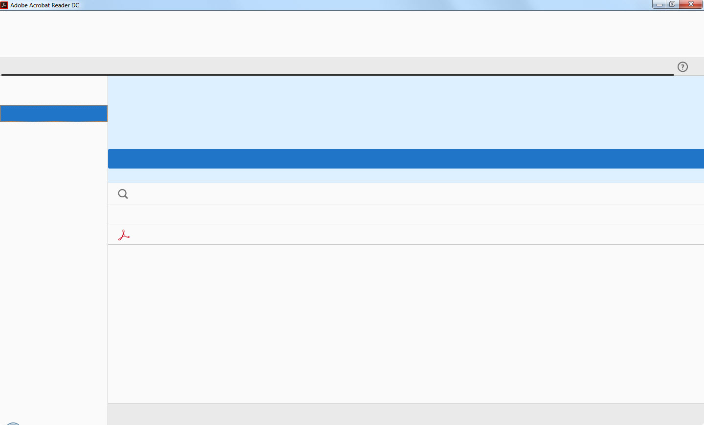 Solved Acrobat Reader Dc Has A Blank Interface No Menus Adobe